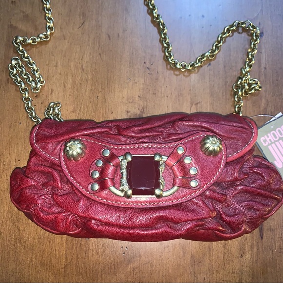 Juicy Couture | Bags | Retro Juicy Couture Dark Red Patent Leather ...
